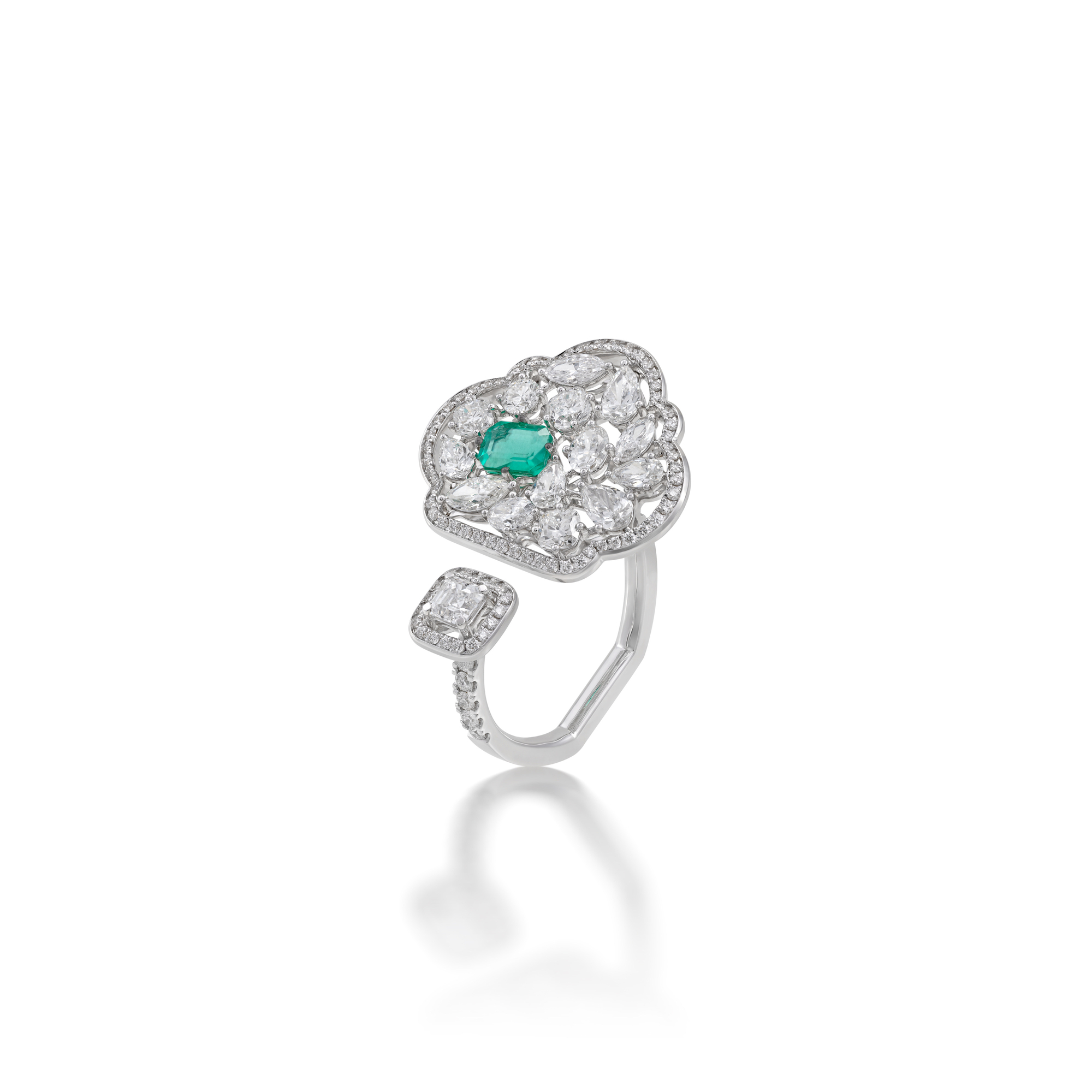 Diversa Emerald Signature Ring | ANEKA